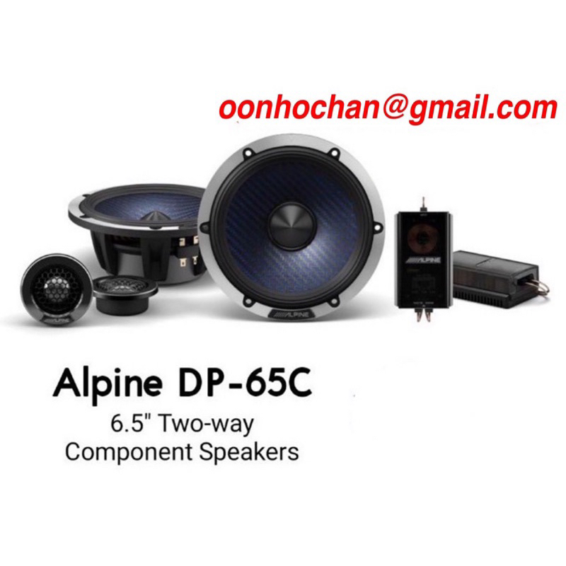 ALPINE DP-65C DP SERIES 6.5" INCH 2-WAY COMPONENT SPEAKER 240 WATTS ...