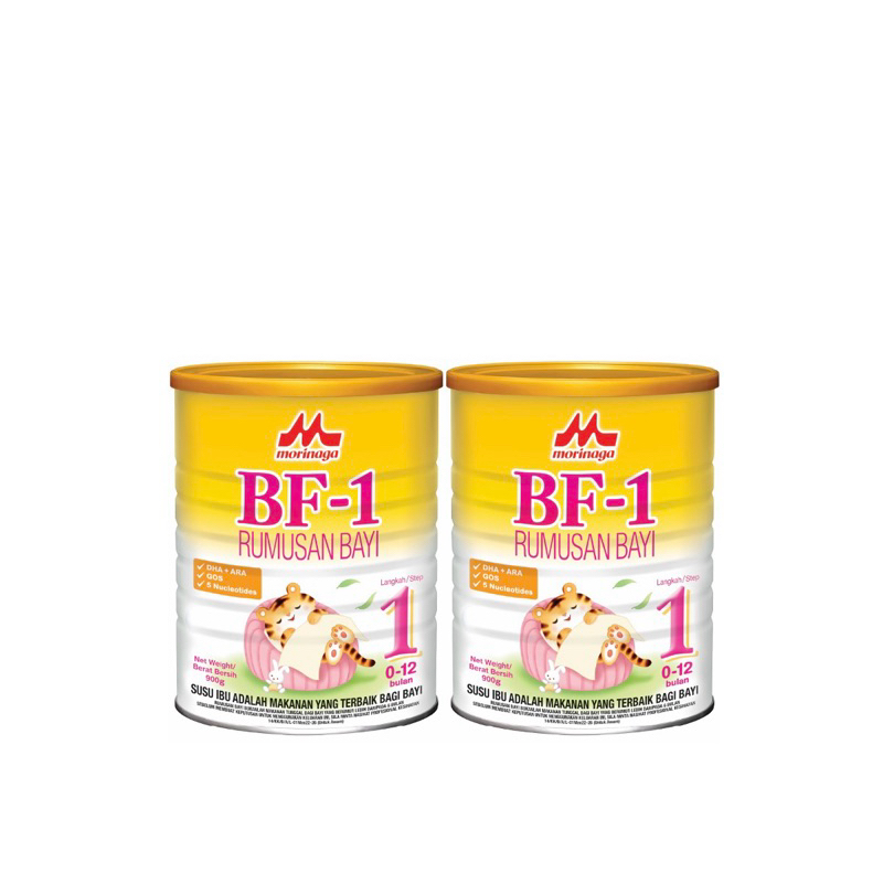 Morinaga BF-1 Infant’s Milk Formula for Age 0-12 Months (2 x 900g ...