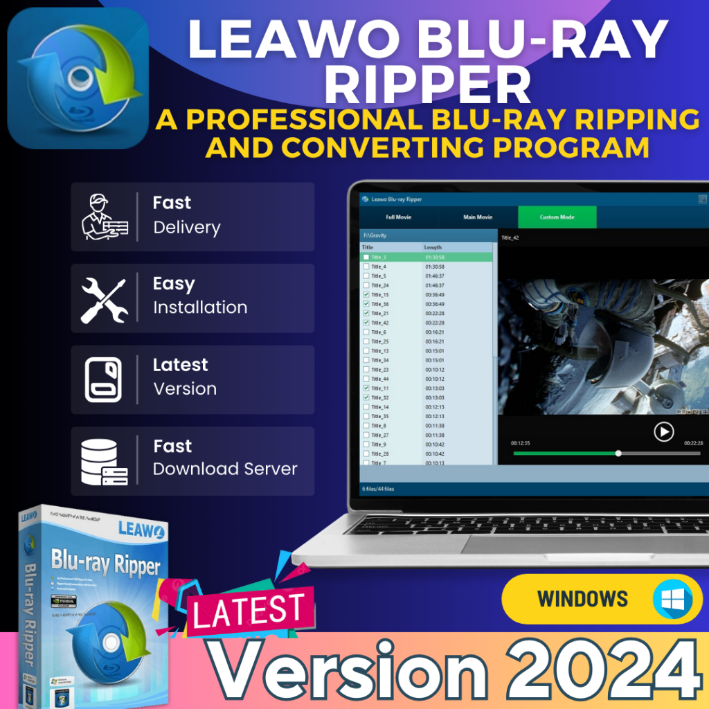 Leawo Blu-ray Ripper 11 - A professional Blu-ray ripping and converting program | Windows ...