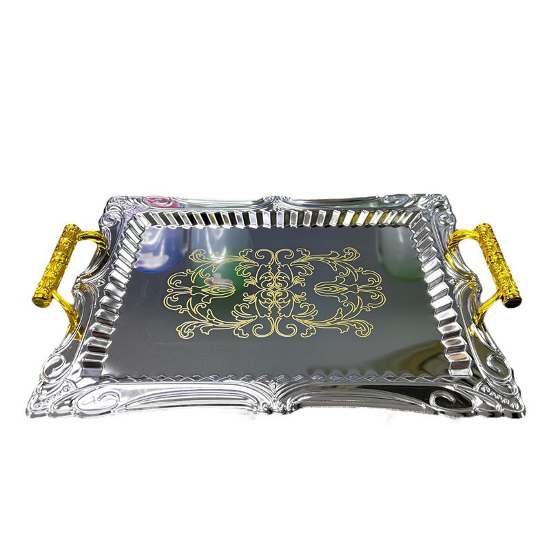 Silver Plated Tray, Dessert Tray, Cake Plate, Home Decoration / Wedding ...