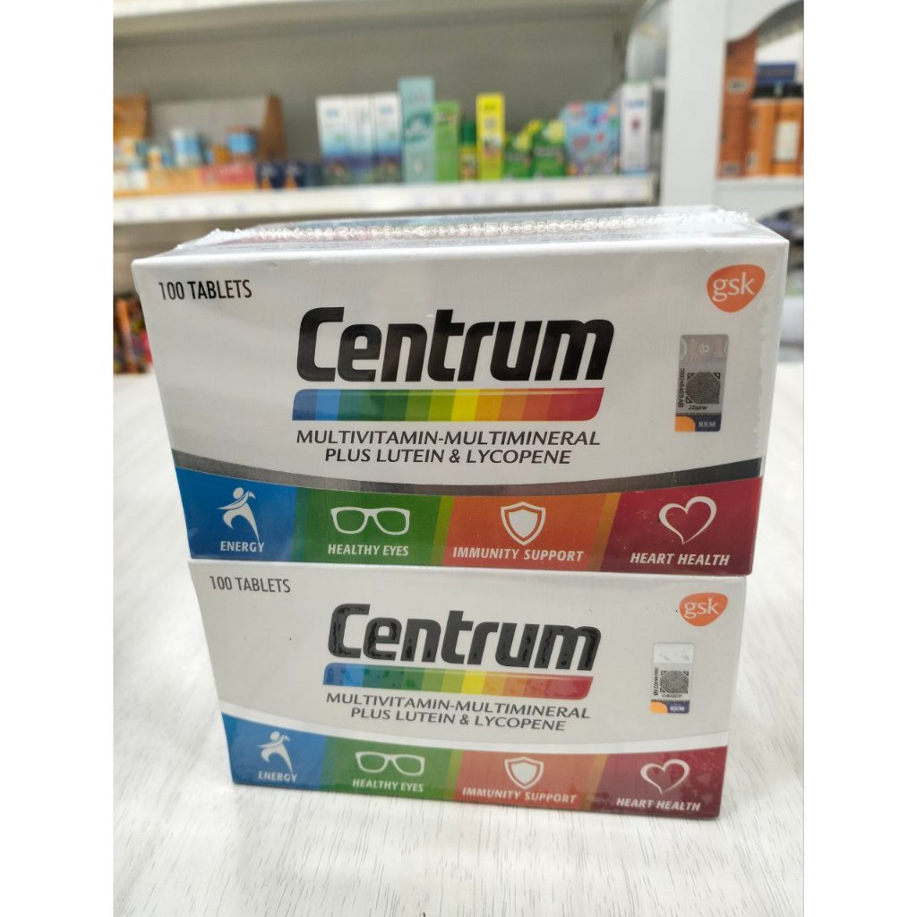 Centrum Multivitamin-Multimineral Plus Lutein Healthy Eyes & Lycopene ...