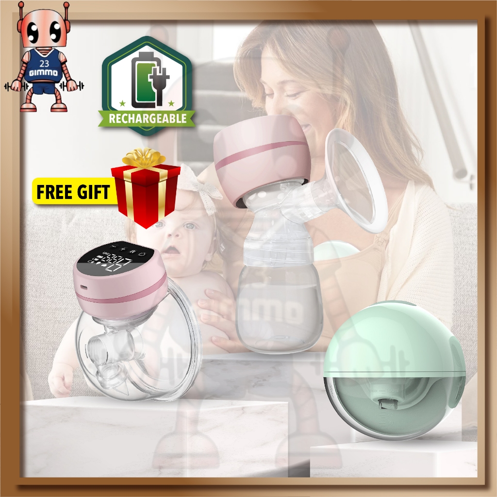Pam Susu Elektrik Wearable Breastpump Pump Susu Handsfree Portable ...