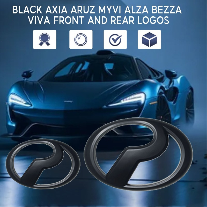 perodua axia 2023 new car logo emblem frame cover carbon fiber | Shopee ...