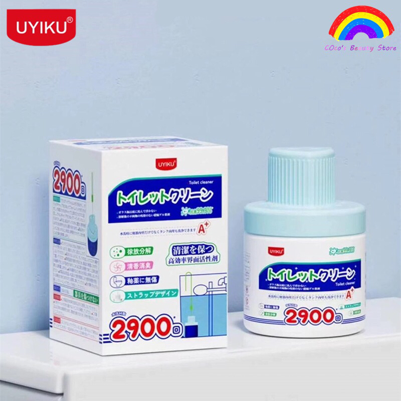 Japan UYIKU Toilet Flush Automatic Cleaner 2900 times马桶自动抗菌除臭清洁剂 99% ...