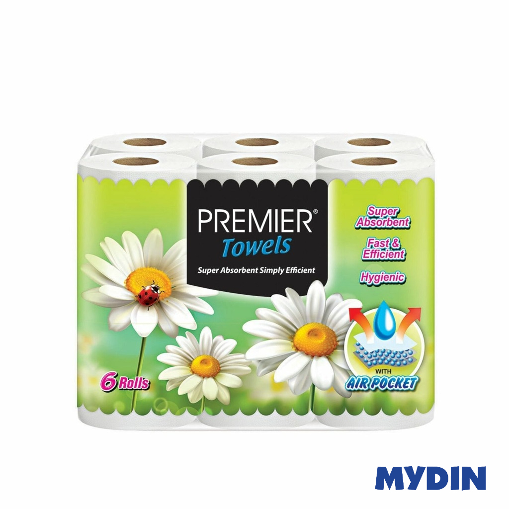 Premier Kitchen Towels (6 Rolls x 60s) | Shopee Malaysia