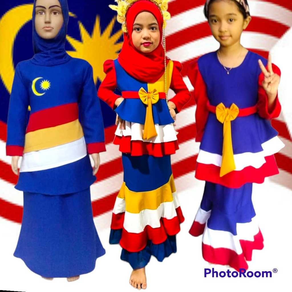 baju merdeka perepmpuan kanak2 new desing | Shopee Malaysia