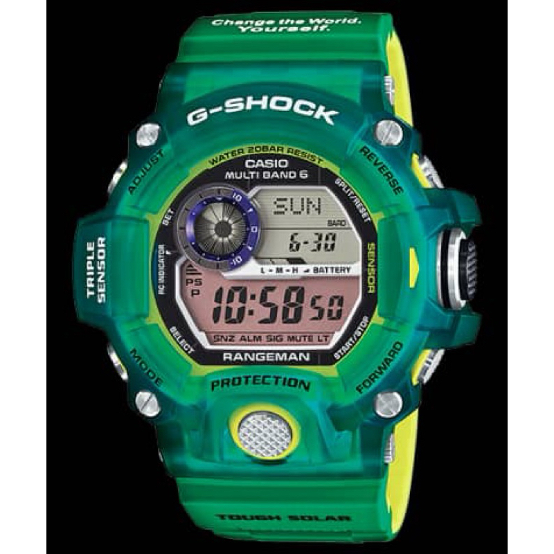 Original Gshock GW-9401KJ-3JR / Rangeman / Rangeman Green Jelly / Green ...