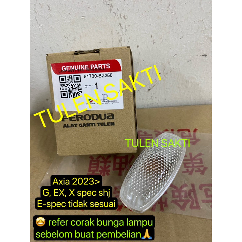 ORIGINAL PERODUA AXIA (2023>) G, EX, X spec only* FENDER LAMP / MAGUARD ...