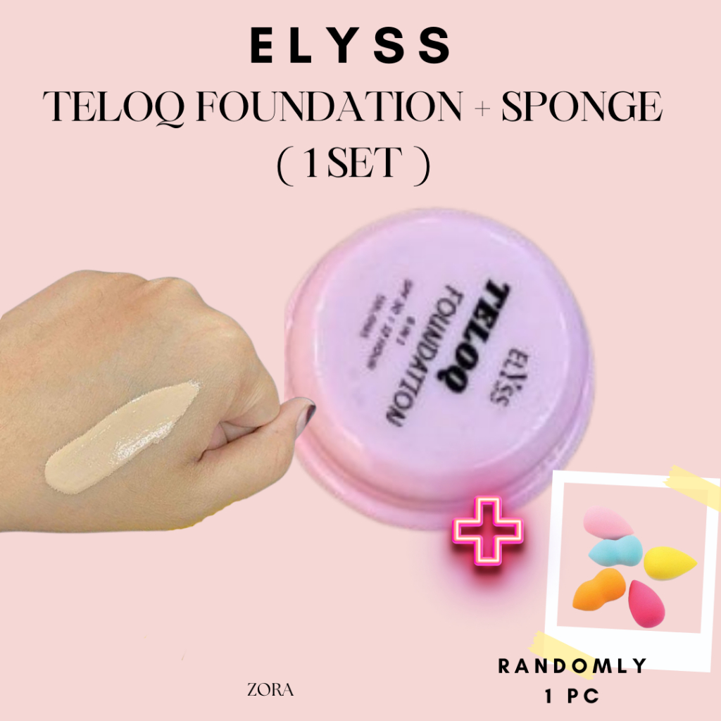 ELYSS FOUNDATION TELOQ ELYSS / SPONGE | Shopee Malaysia