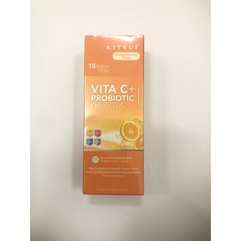 PROMOSI KITSUI Vita C+ Probiotic Prebiotic 5sachet x 15g | Shopee Malaysia