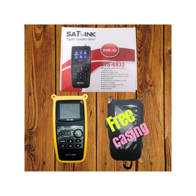 New Satlink WS-6933 Digital Satellite Signal Finder Meter | Shopee Malaysia