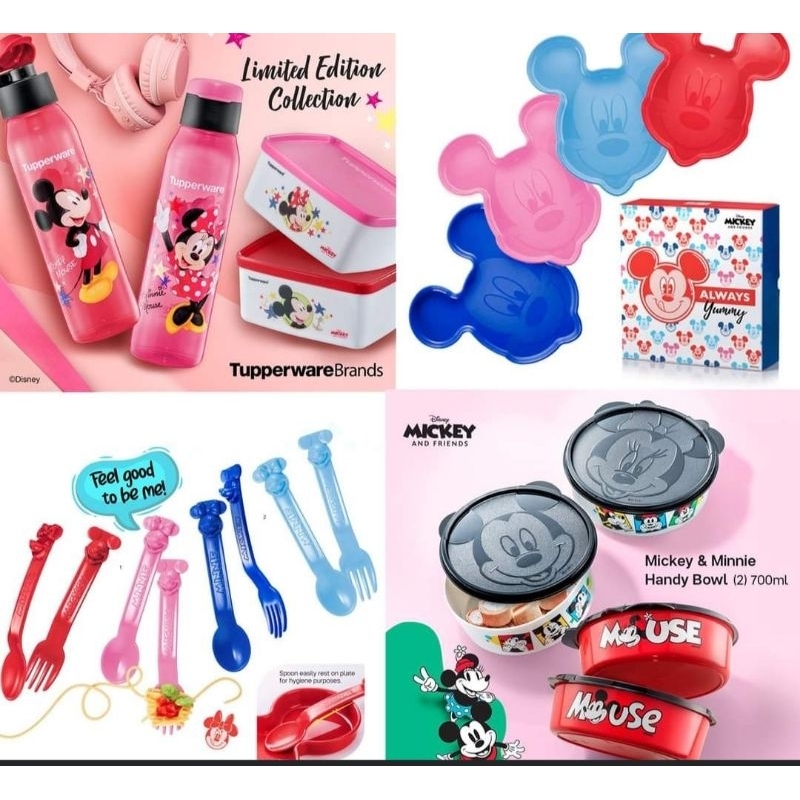 Tupperware Mickey & Minnie Collection Set | Shopee Malaysia
