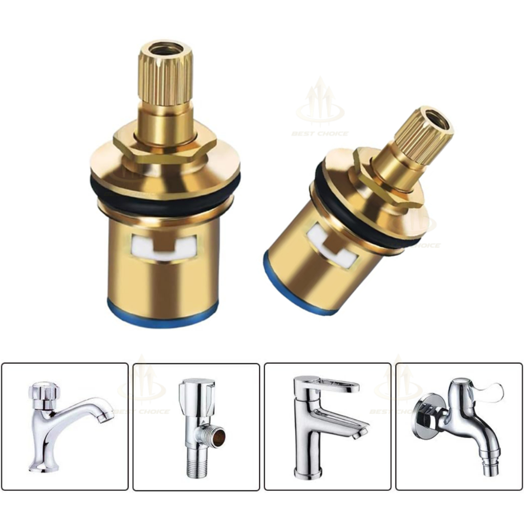 Replacement Tap Cartridges 1/2" Ceramic Disc Tap Valve Shower Cartridge ...