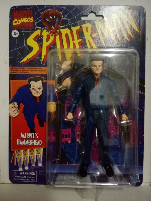 Hasbro Marvel Legends Retro Spider-Man Hammerhead Action Figure ...
