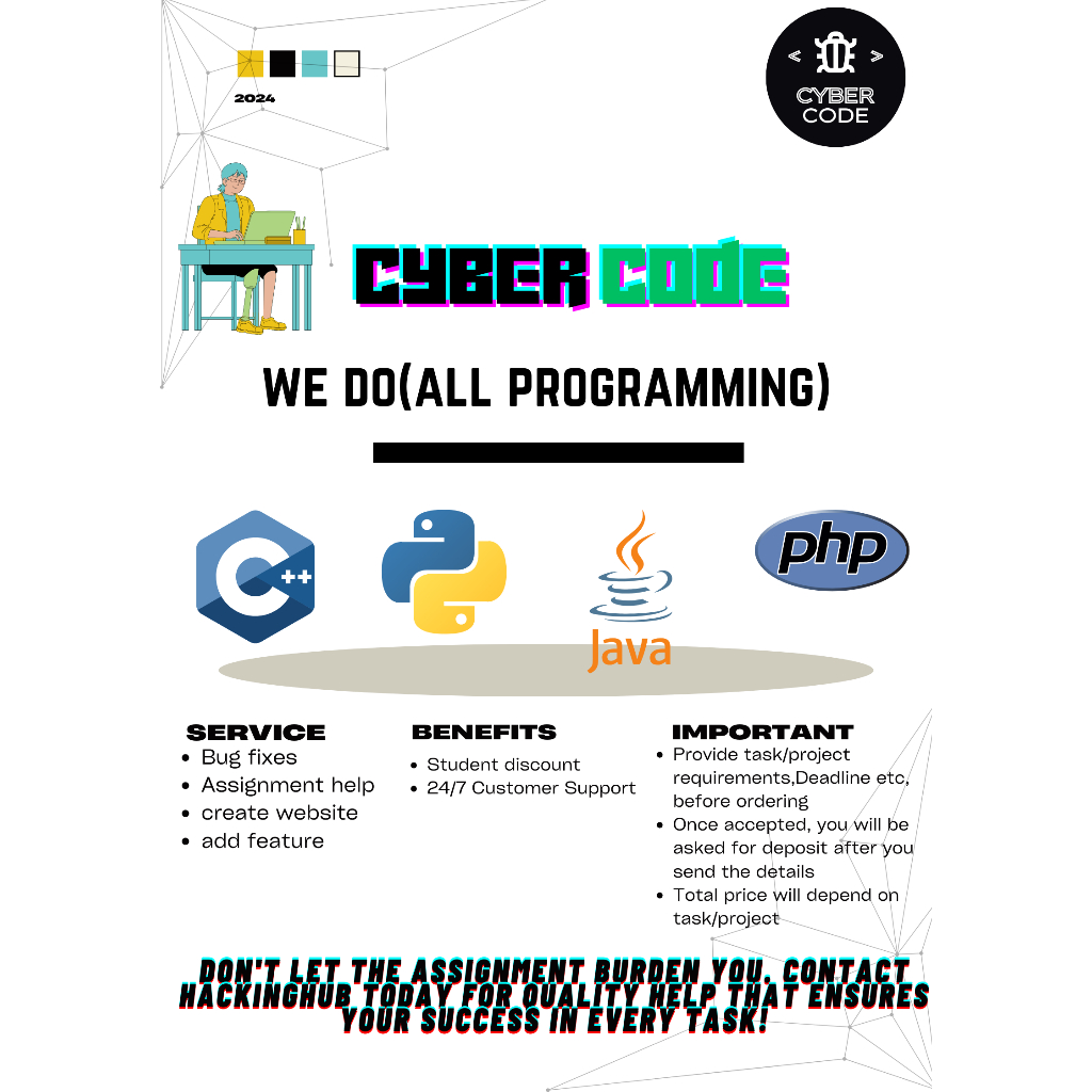 Cc Java Python Web Design Programming Coding Helper Problem 
