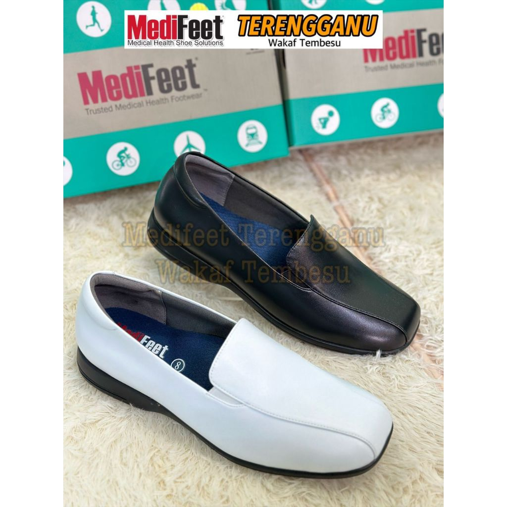 MEDIFEET MC6021 & MC1021 COMFEET SQUARE TOE BRIDGE NURSE MEDICAL HEALTH SHOES ( KASUT KESIHATAN ...