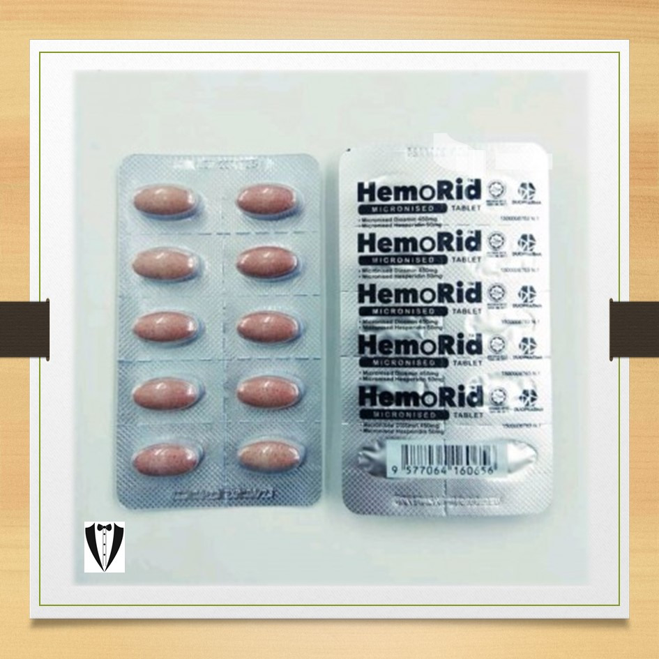 (EXP: 02.2027) HEMORID / HEMO RID 450MG/50MG 10's (1 STRIP) | Shopee ...