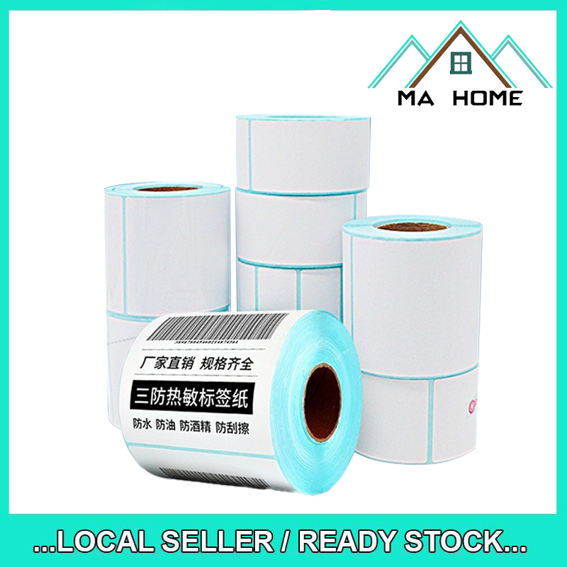MA Home Barcode Sticker Thermal Price Label Product Label Sticker ...