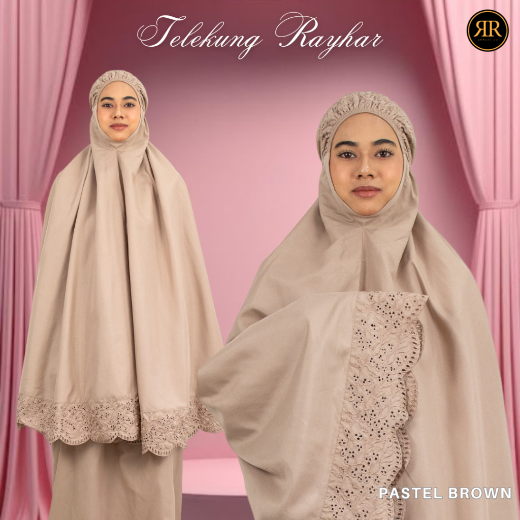 RAYHAR TELEKUNG Telekung Dewasa Bersulam Bag Matching Berzip Telekung ...