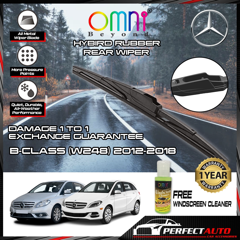 Mercedes-Benz B Class 2012 - 2018 (W248) Omni Beyond HYBIRD Rubber Rear ...