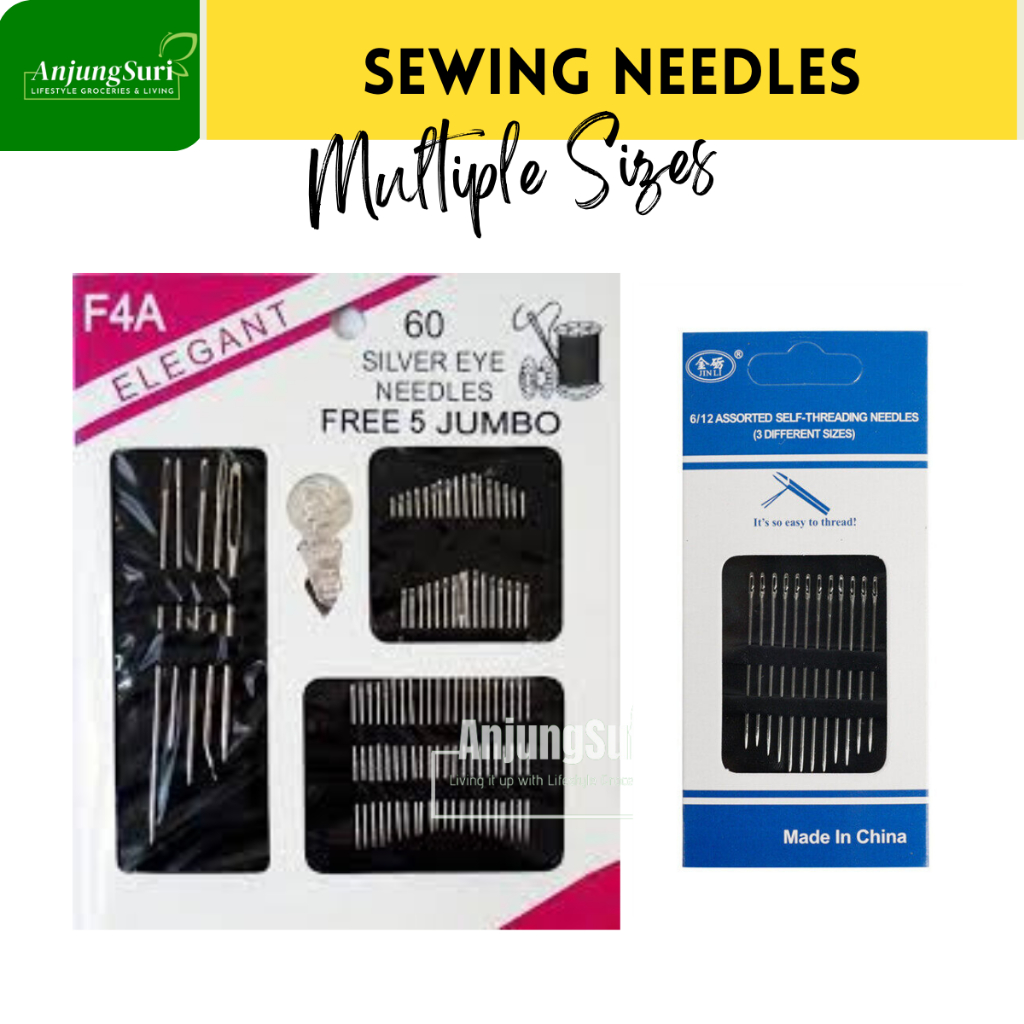 Multifunctional Hand Stitches Stainless Steel Sewing Big Eye Needles ...