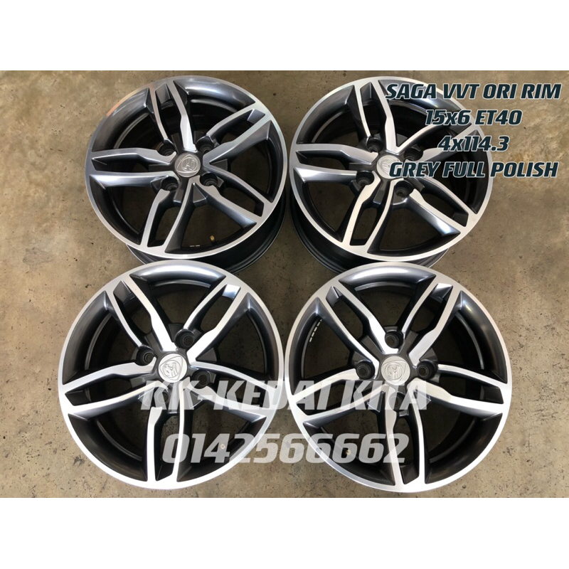 USED PROTON SAGA VVT ORI RIM 15 INCHI | Shopee Malaysia