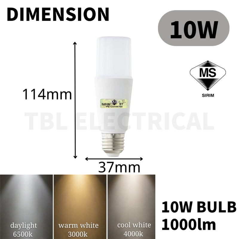 🔥SIRIM🔥 LED E27 Bulb 5W 10W 15W 20W 25W Mentol Lampu Energy Saving Table Lamp Ceiling Down Light ...