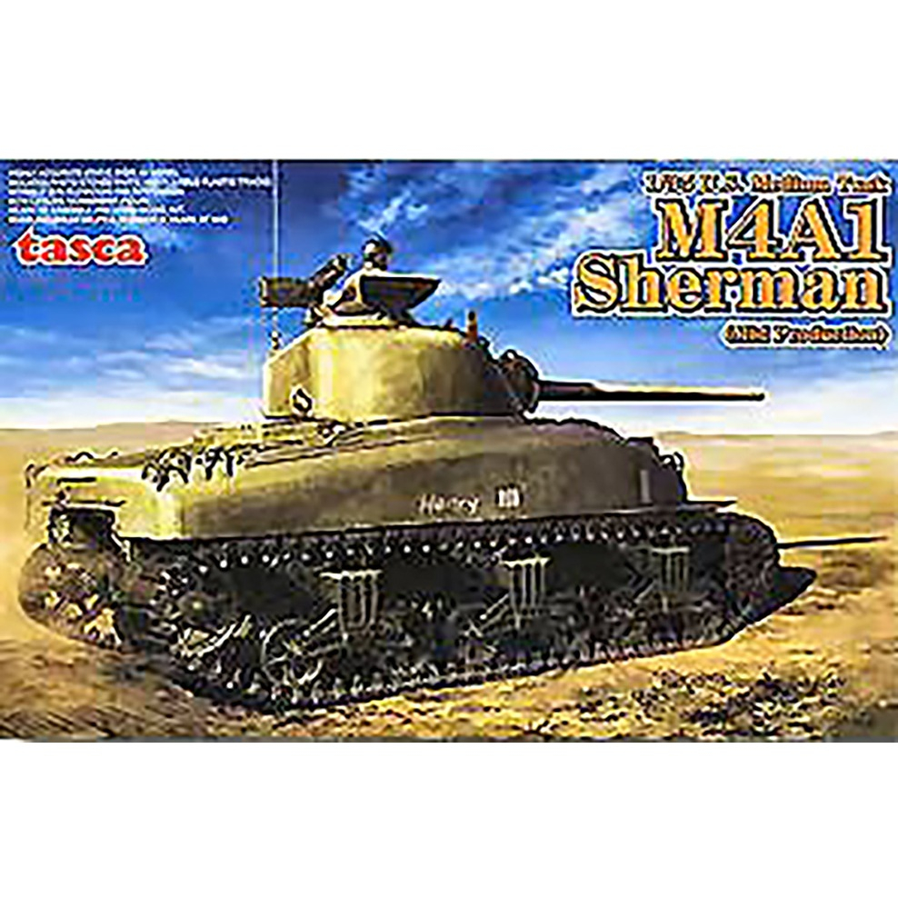 Tasca 35-010 1/35 M4A1 Sherman U.S Medium Tank (Mid Production). | Shopee Malaysia