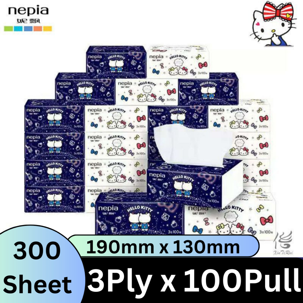 Nepia Melody Tissue Series Tissue Ready Stock Facial Soft (100 pulls x 3ply) | Shopee Malaysia
