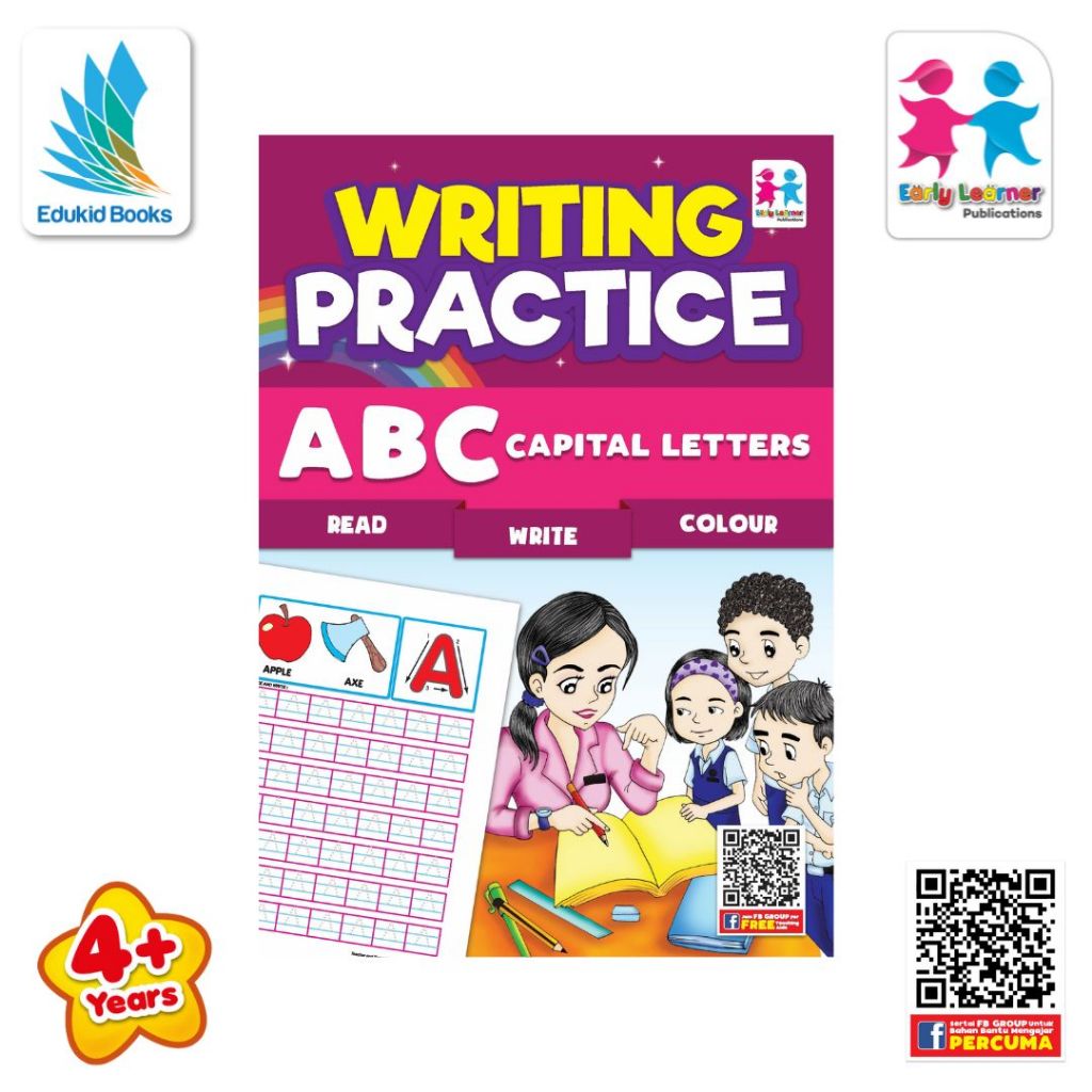 Buku Latihan - Writing Practice ABC Capital Letters - Activity Book ...