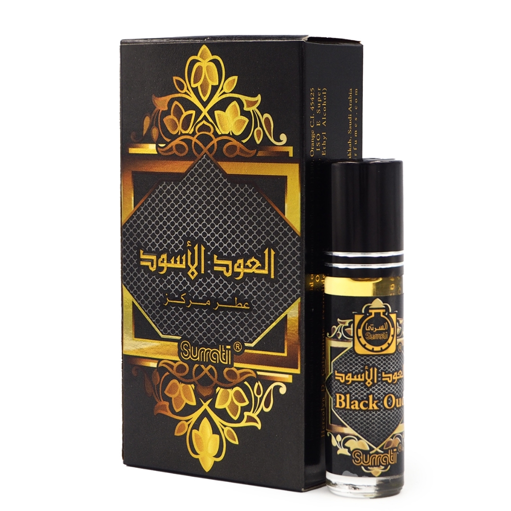 Surrati Black Oud 6ml non Al Cohol Roll on Attar Parfume | Shopee Malaysia