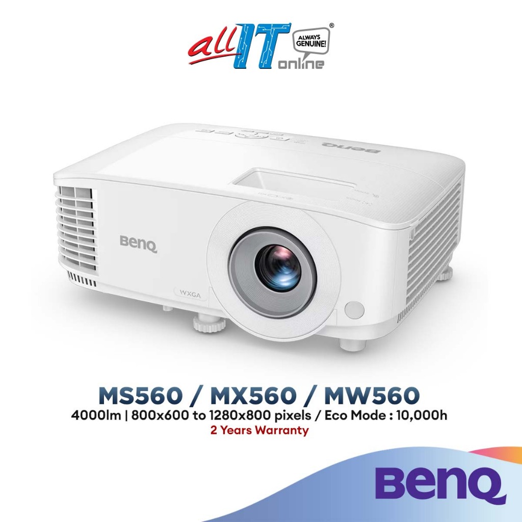 BenQ MS560 SVGA / MX560 XGA / MW560 WXGA 4000 lm High Brightness DLP ...