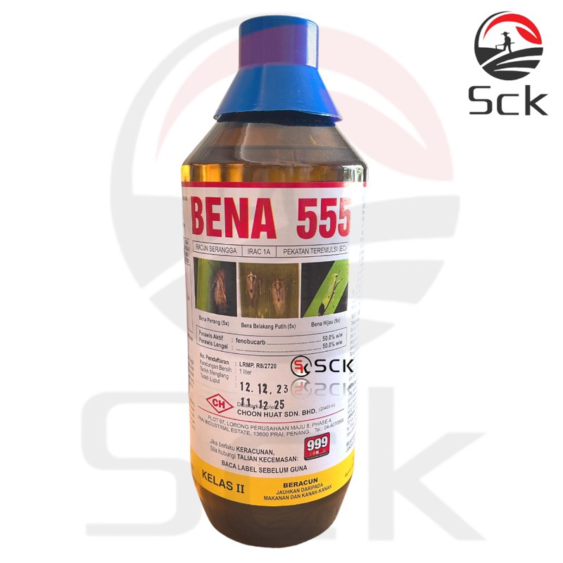Bena 555 1Liter/Racun serangga/fenobucarb 50%/Bena Perang | Shopee Malaysia