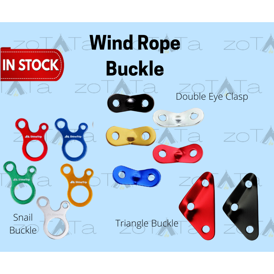 Tent Wind Rope Buckle Camping Tent Guy line Rope Flysheet Guyline Quick ...
