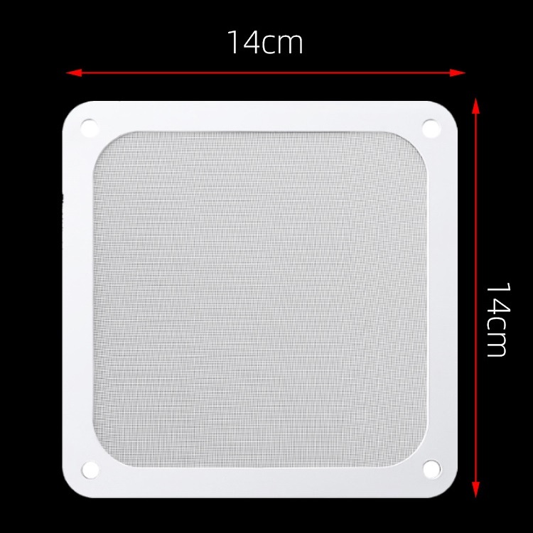 PC Case Fan Dust Filter Black or White Magnetic Dustproof Net / Mesh ...