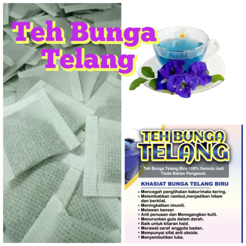 TEH BUNGA TELANG ORI | Shopee Malaysia