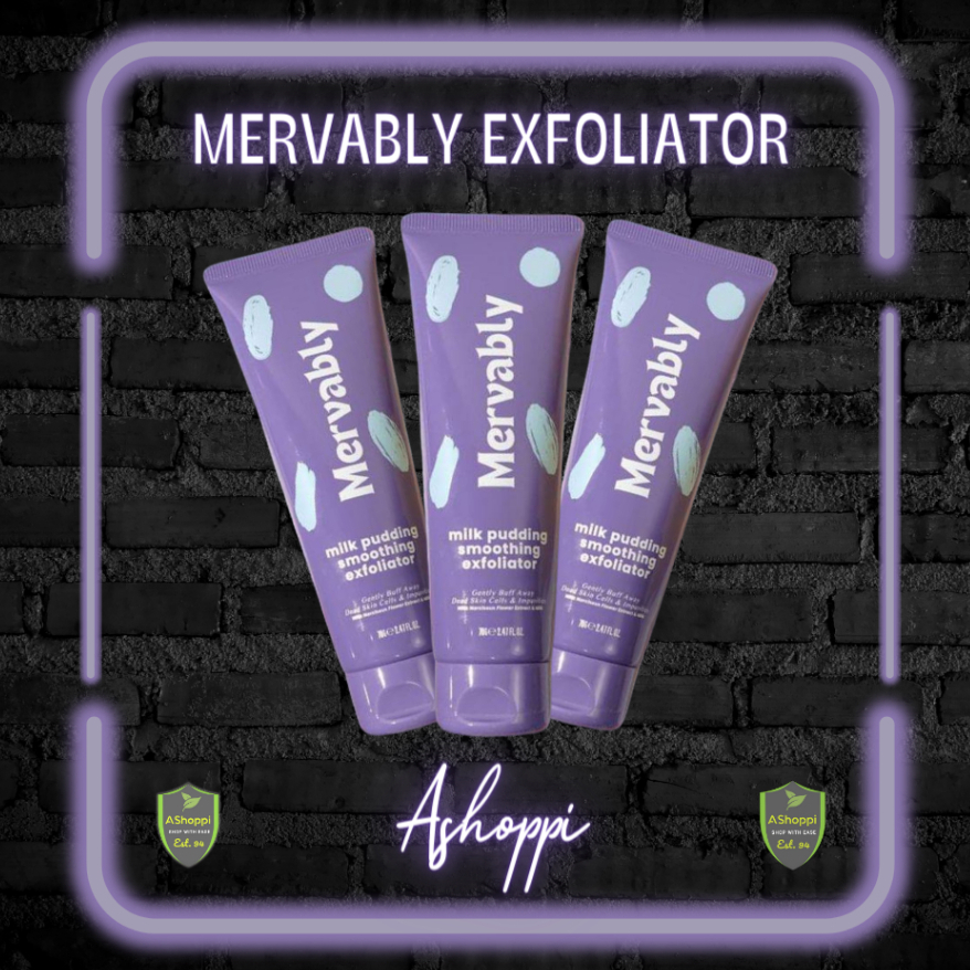 💯 ORIGINAL HQ 💯 MERVABLY MILK PUDDING EXFOLIATOR MENGATASI KULIT KUSAM ...