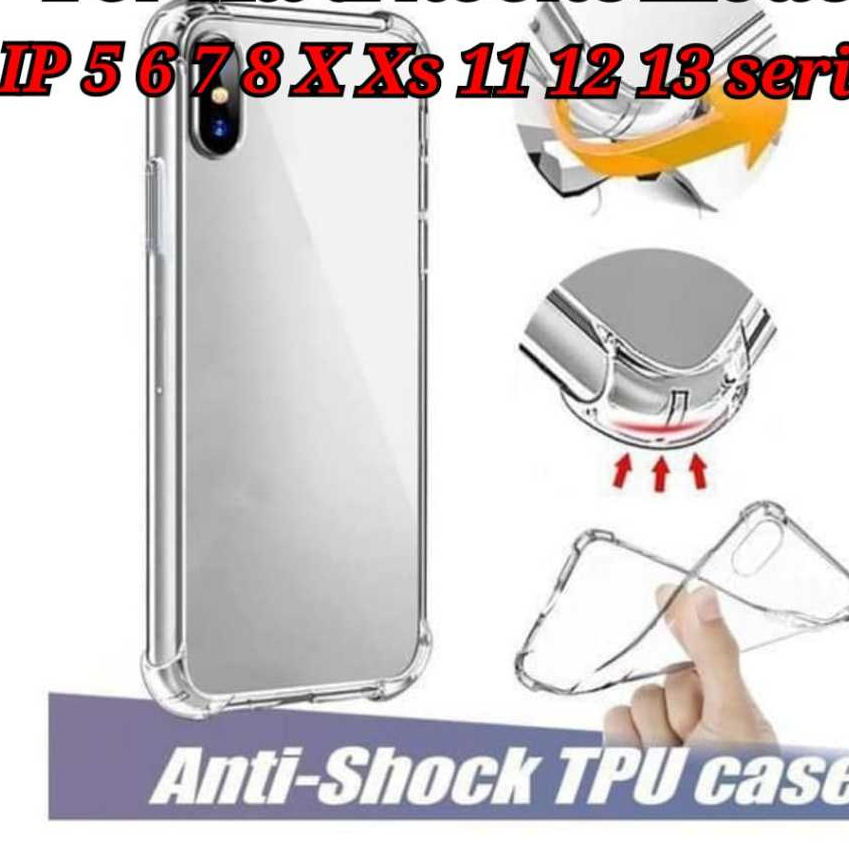 Latest Model Soft Clear ShockProof TPU Silicon Case IP6+ IP7 IP7PLUS ...