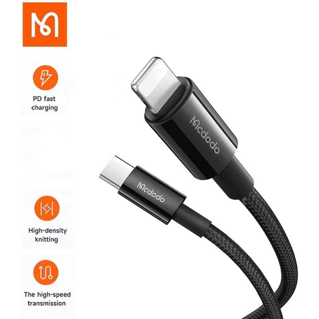MCDODO CA-2761 36W PD USB Data Cable Type-C To iP 3A Super Fast Quick Charging | Shopee Malaysia