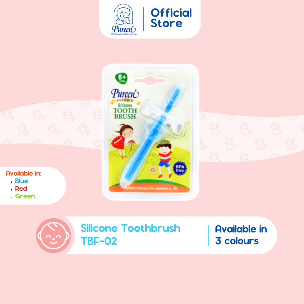 Pureen Silicone Toothbrush TBF-02 | Shopee Malaysia
