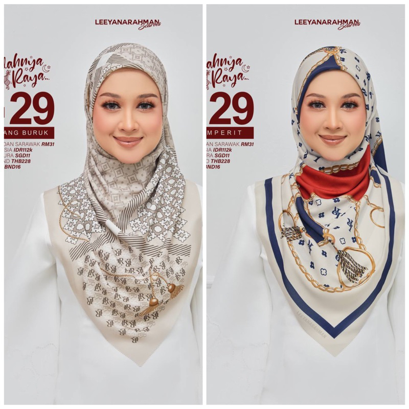 TUDUNG LEEYANARAHMAN INDAHNYA RAYA 2024 | Shopee Malaysia