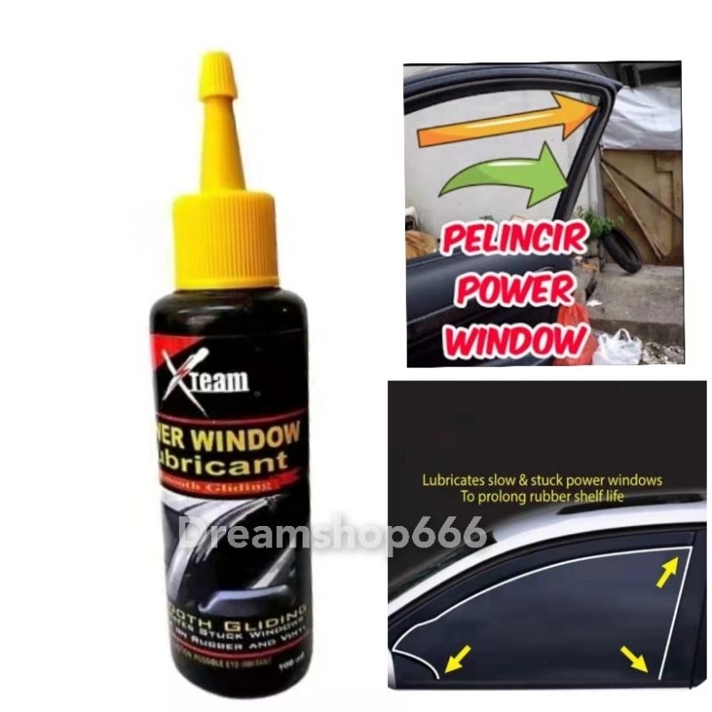 Power Window Lubricant Xtream/Pelincir Cermin Kereta/Car window Smooth ...