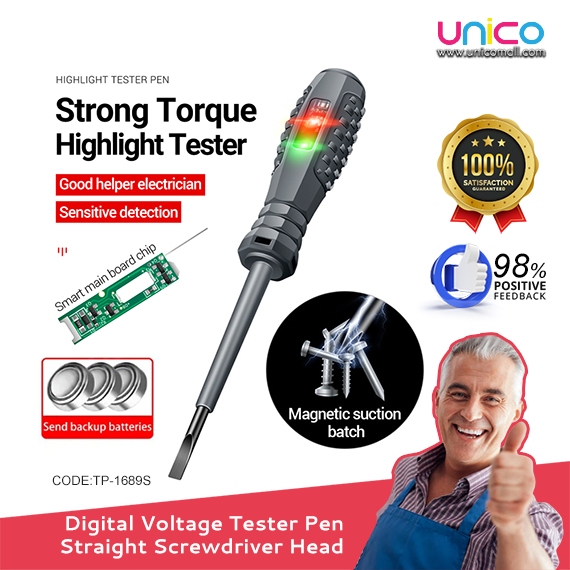 HIGHLIGHT TESTER PEN Strong Torque Highlight Tester Screwdriver Cross ...