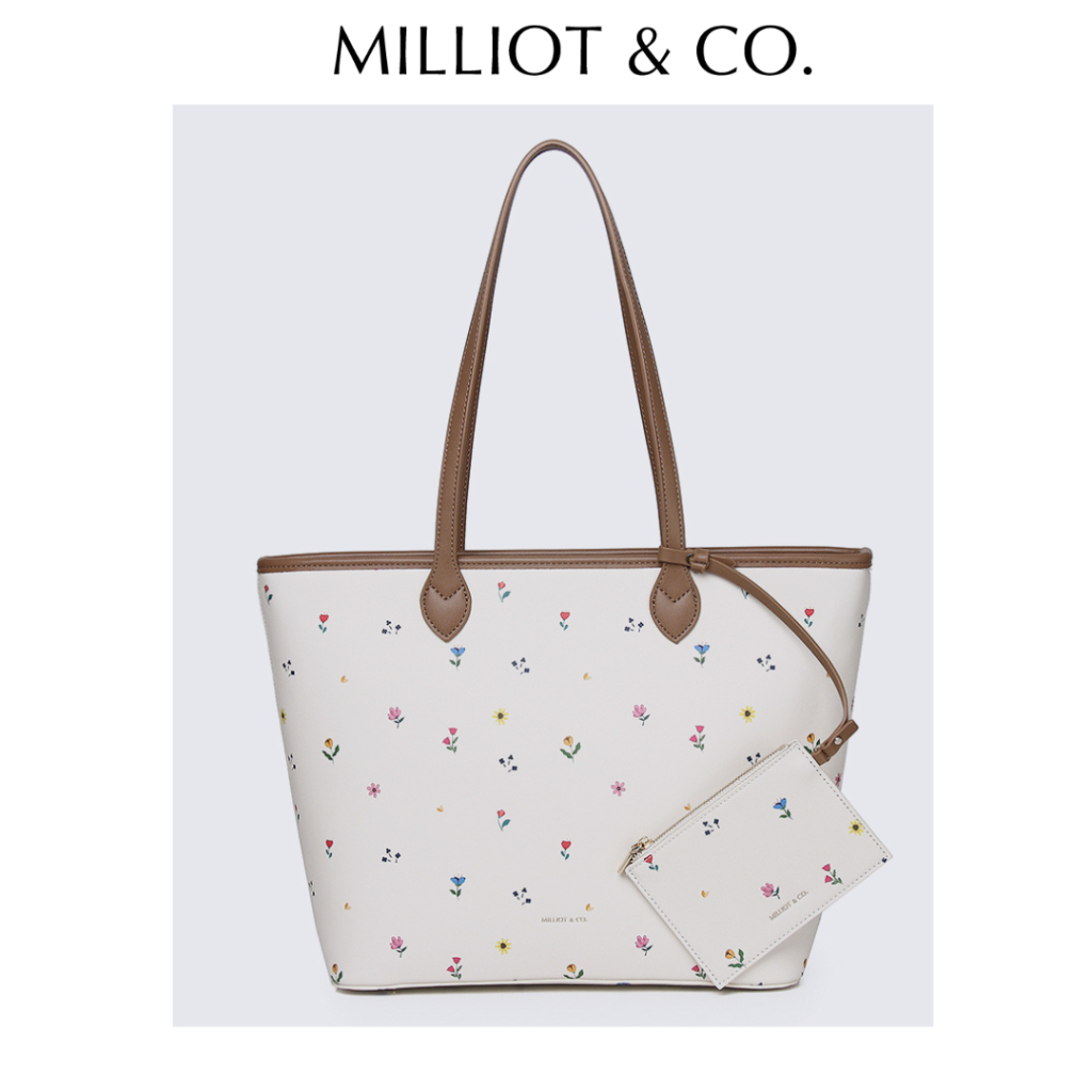 Milliot & Co Blooming Garden Tote Bag | Shopee Malaysia