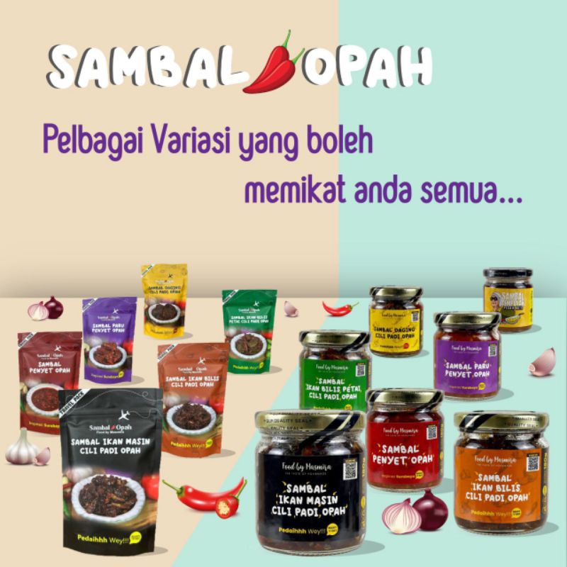 Sambal Travel Pack | Sambal Opah by Masmira | Travel Pack sambal ala ...