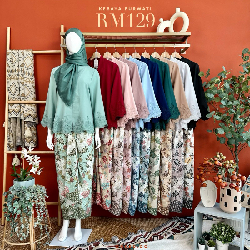 KEBAYA PURWATI BY BUTIK ORKED.CO | Shopee Malaysia