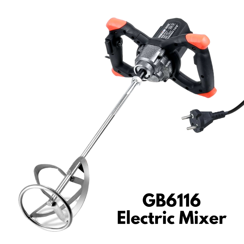 GB6116 Electric Mixer Cement Mixer Concrete Mixer Soil Mixer 2400W 6 ...
