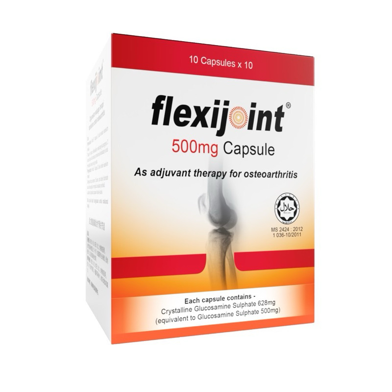 Flexijoint 500mg Capsules 10x10s | Shopee Malaysia