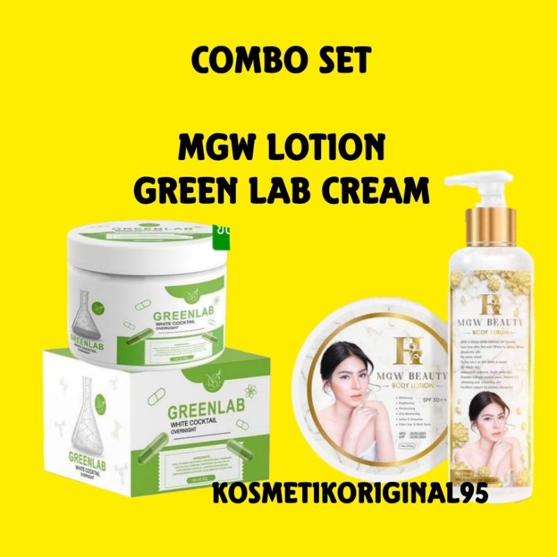 MGW LOTION COMBO GREENLAB CREAM | MGW LOTION COMBO ELF SERUM | MGW SET COMBO TAMARIND | Shopee ...