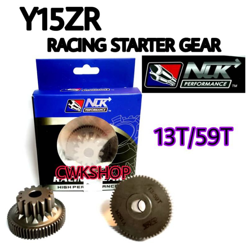 Y15ZR RACING STARTER GEAR 13T/59T NLK PERFORMANCE | Shopee Malaysia